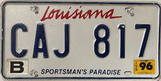 Louisiana License Plate Lookup - Premium Vin